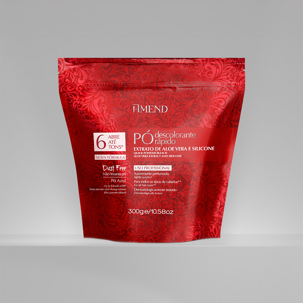 Pó Descolorante Rápido Amend Aloe Vera e Silicone 300g image number 1