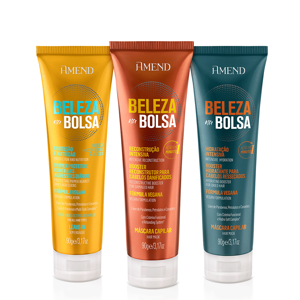 Kit Amend Beleza na Bolsa | 3 produtos