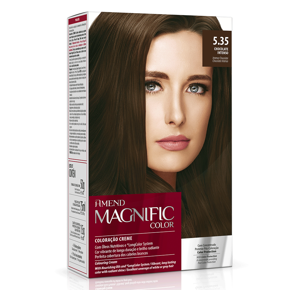 Kit Coloração Amend Magnific Color 5.35 Chocolate Intenso