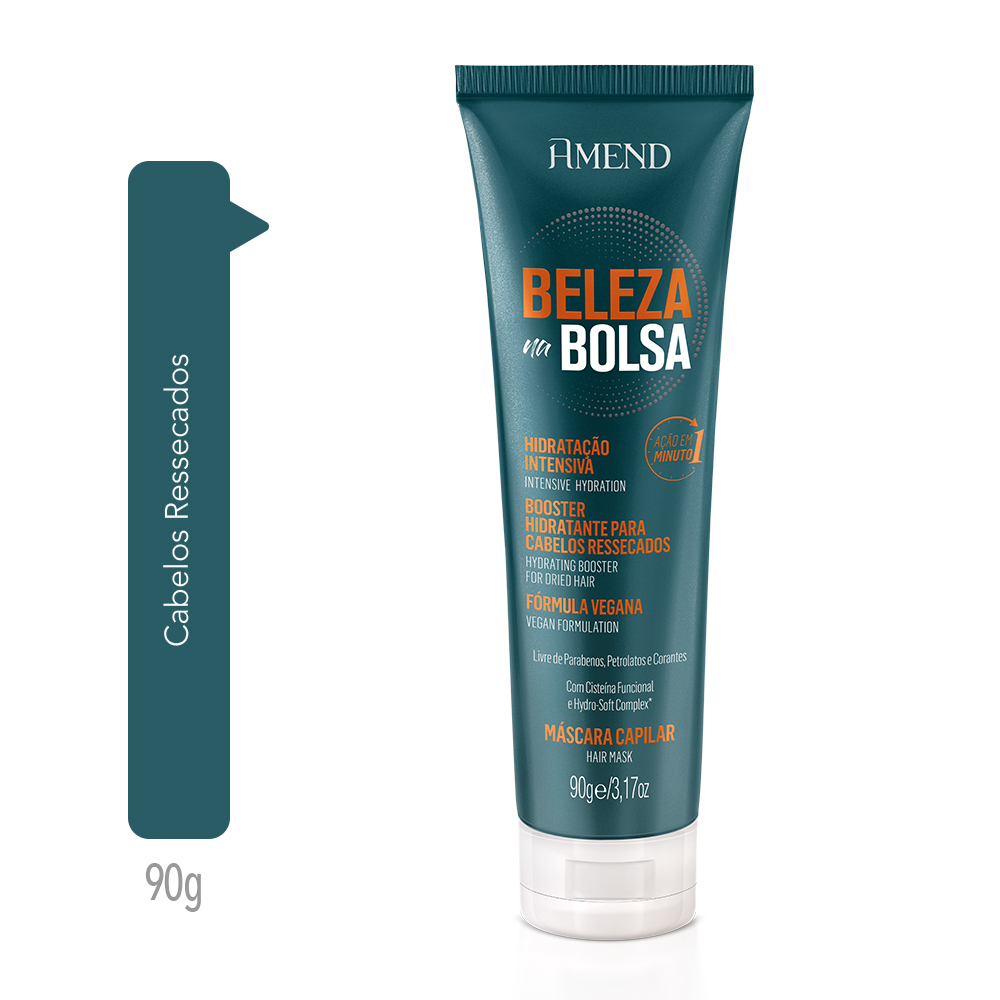 Máscara de Hidratação Intensiva Amend Beleza na Bolsa 90g