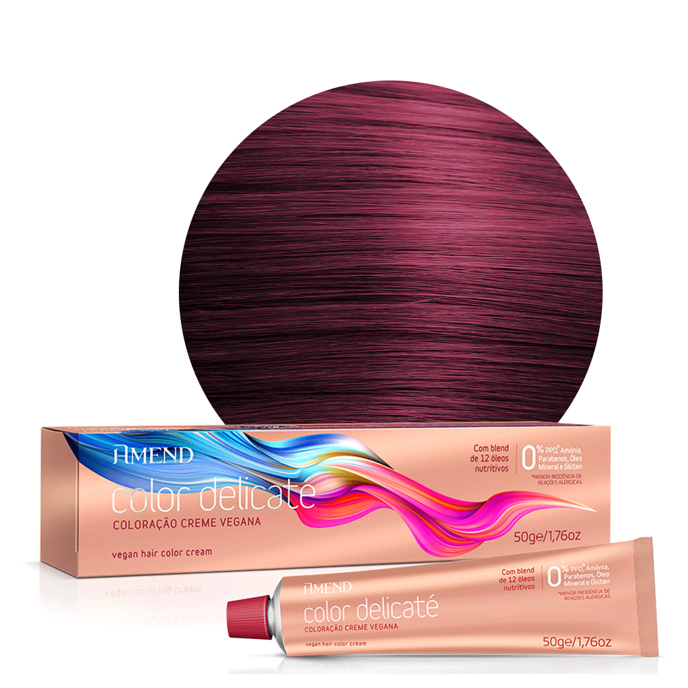Coloração Amend Color Delicaté 66.26 Marsala 50g