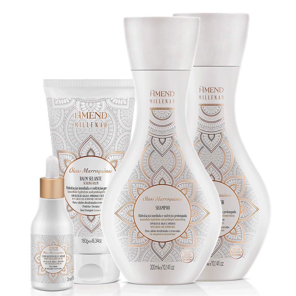 Kit Amend Millenar Óleos Marroquinos V | 3 produtos