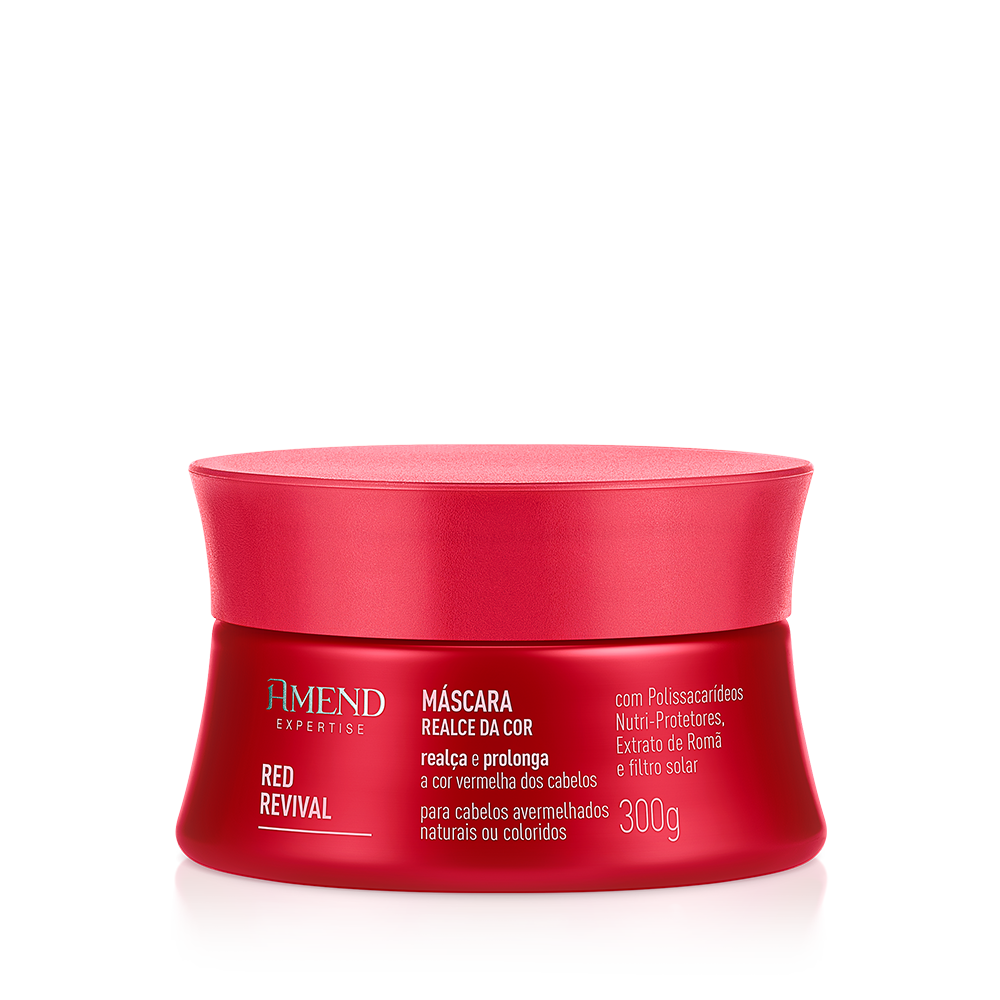 Máscara Realce da Cor Vermelha Amend Expertise Red Revival 300g