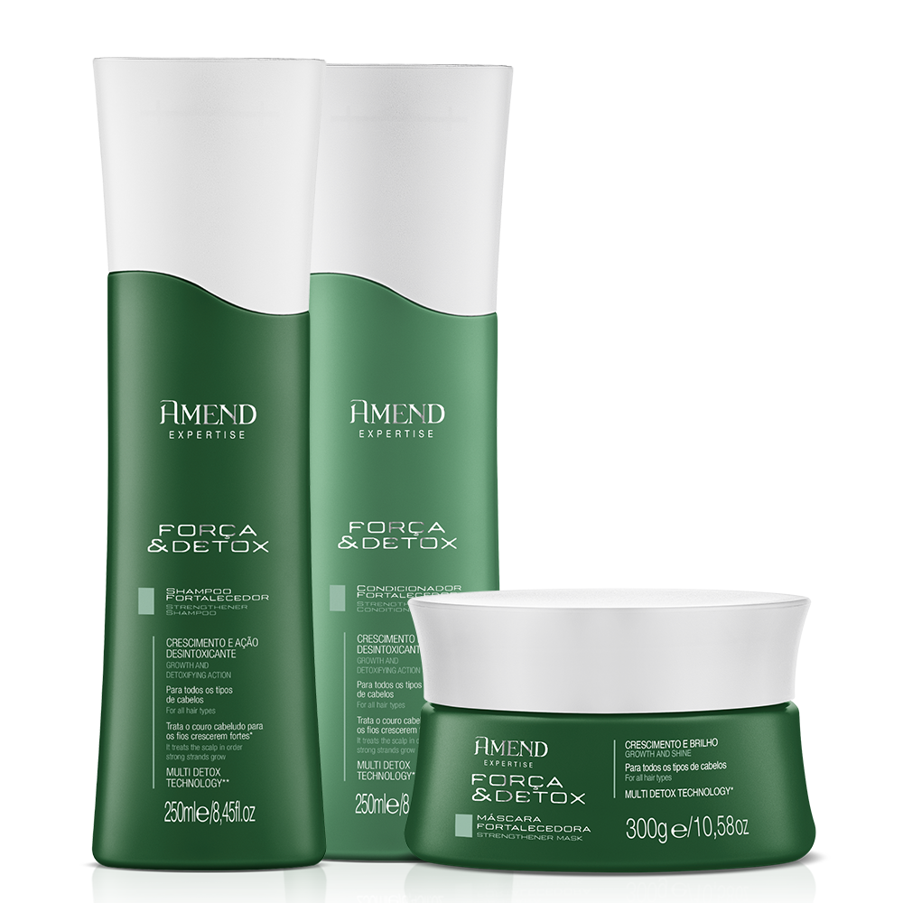 Kit Amend Expertise Força & Detox | 3 produtos
