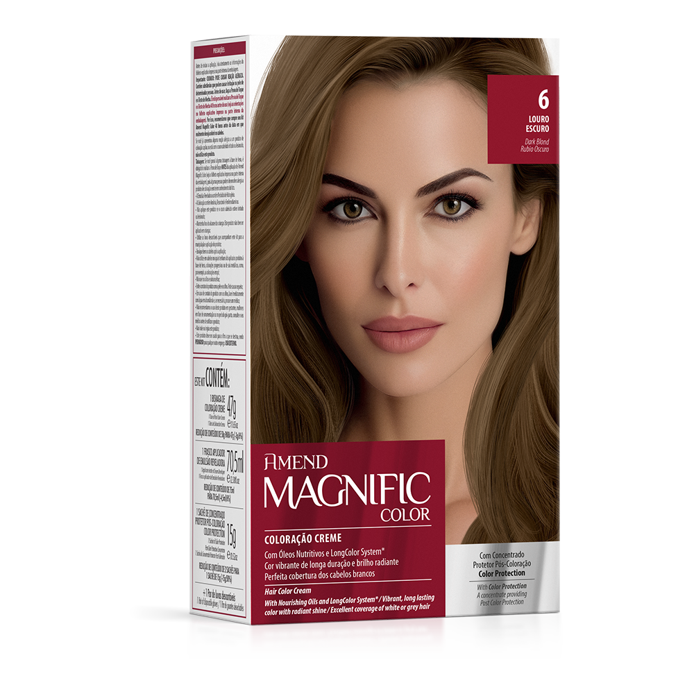 Kit Coloração Amend Magnific Color 6.0