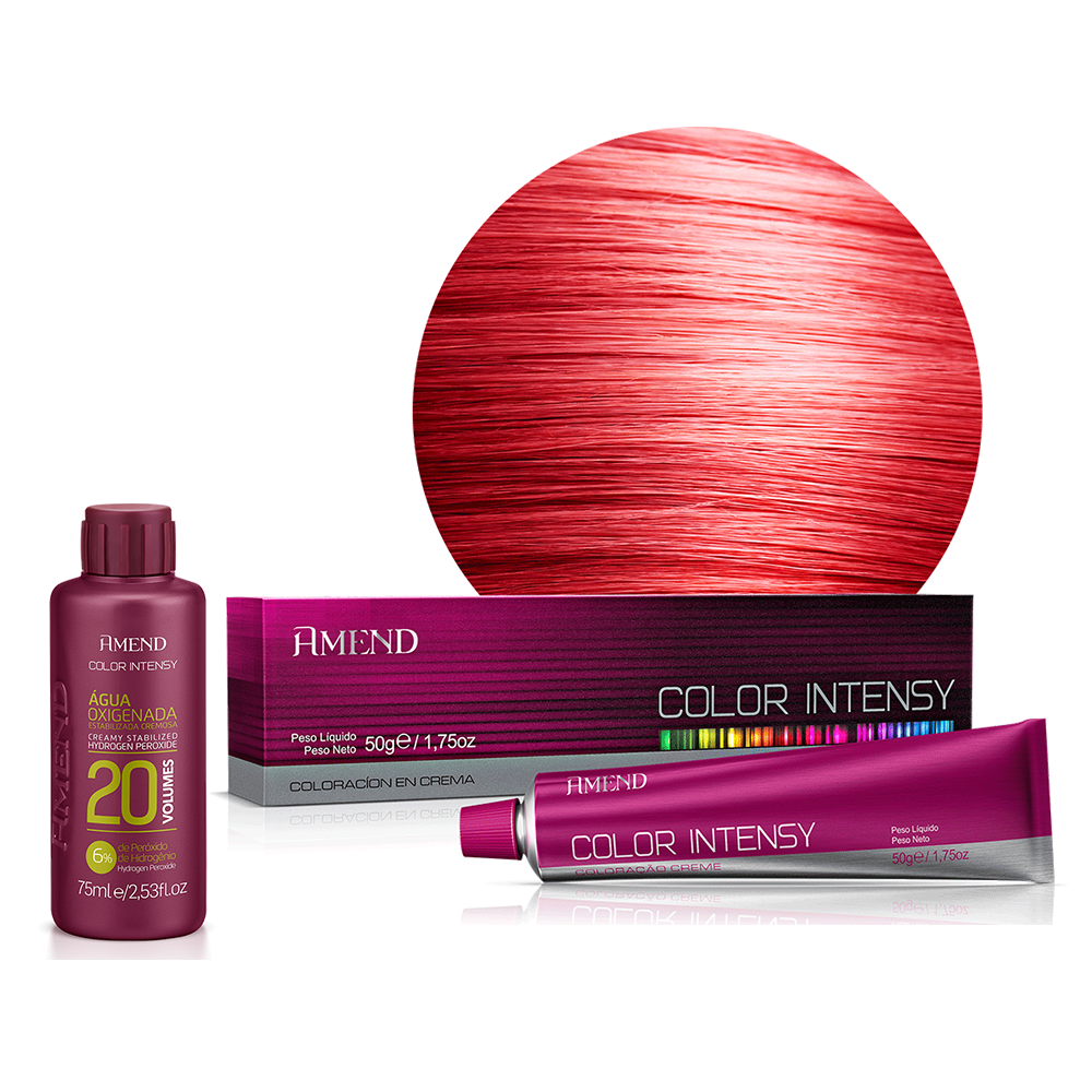 kit color intensy 0.6 Vermelho intensificador + OX 20 image number 1