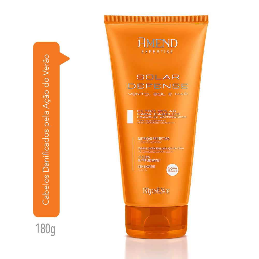 Filtro Solar para Cabelos Leave-in Antidanos Amend Expertise Solar ...