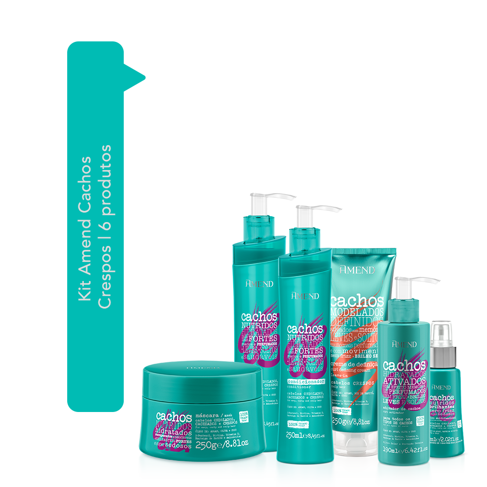 Kit Amend Cachos Crespos | 6 produtos