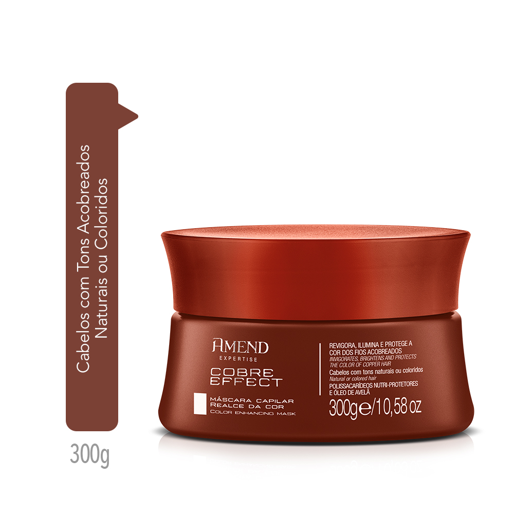 Máscara Amend Expertise Realce da Cor Cobre Effect 300g