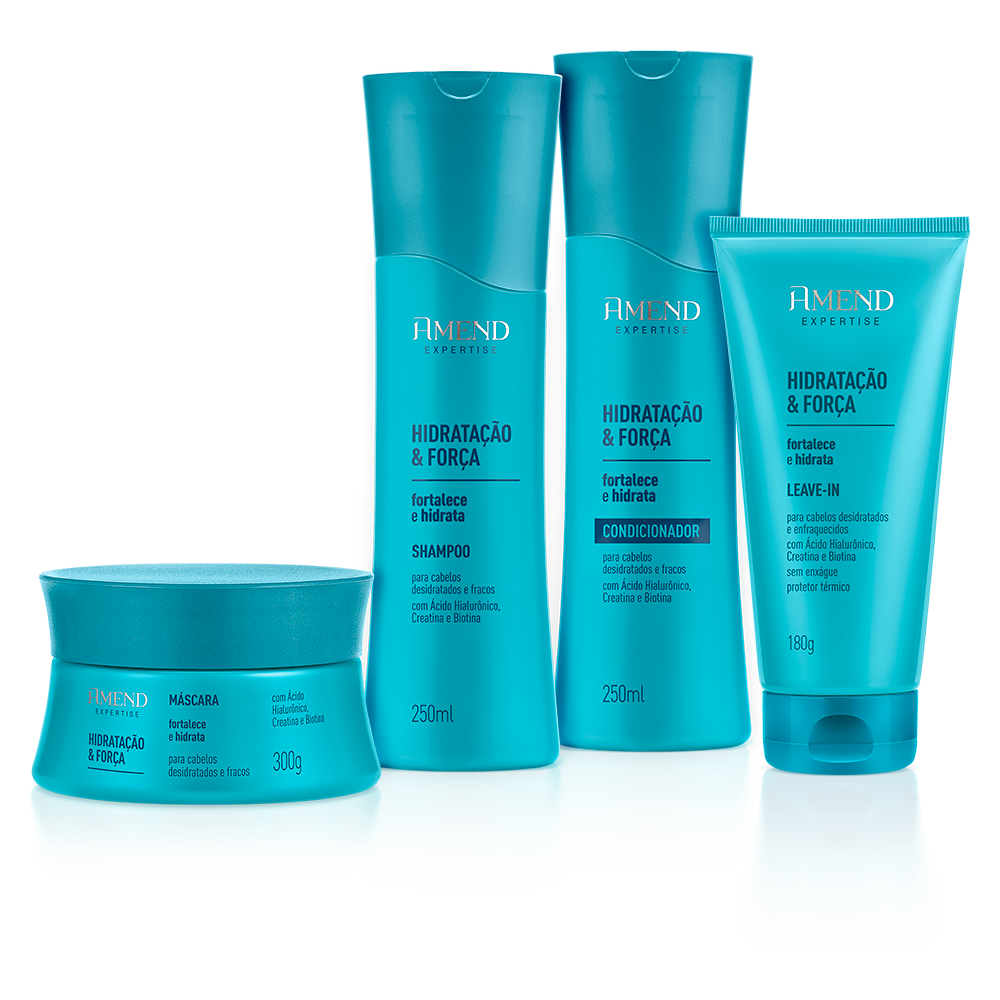 Kit Shampoo + Condicionador + Máscara + Leave-in | Expertise Hidratação ...