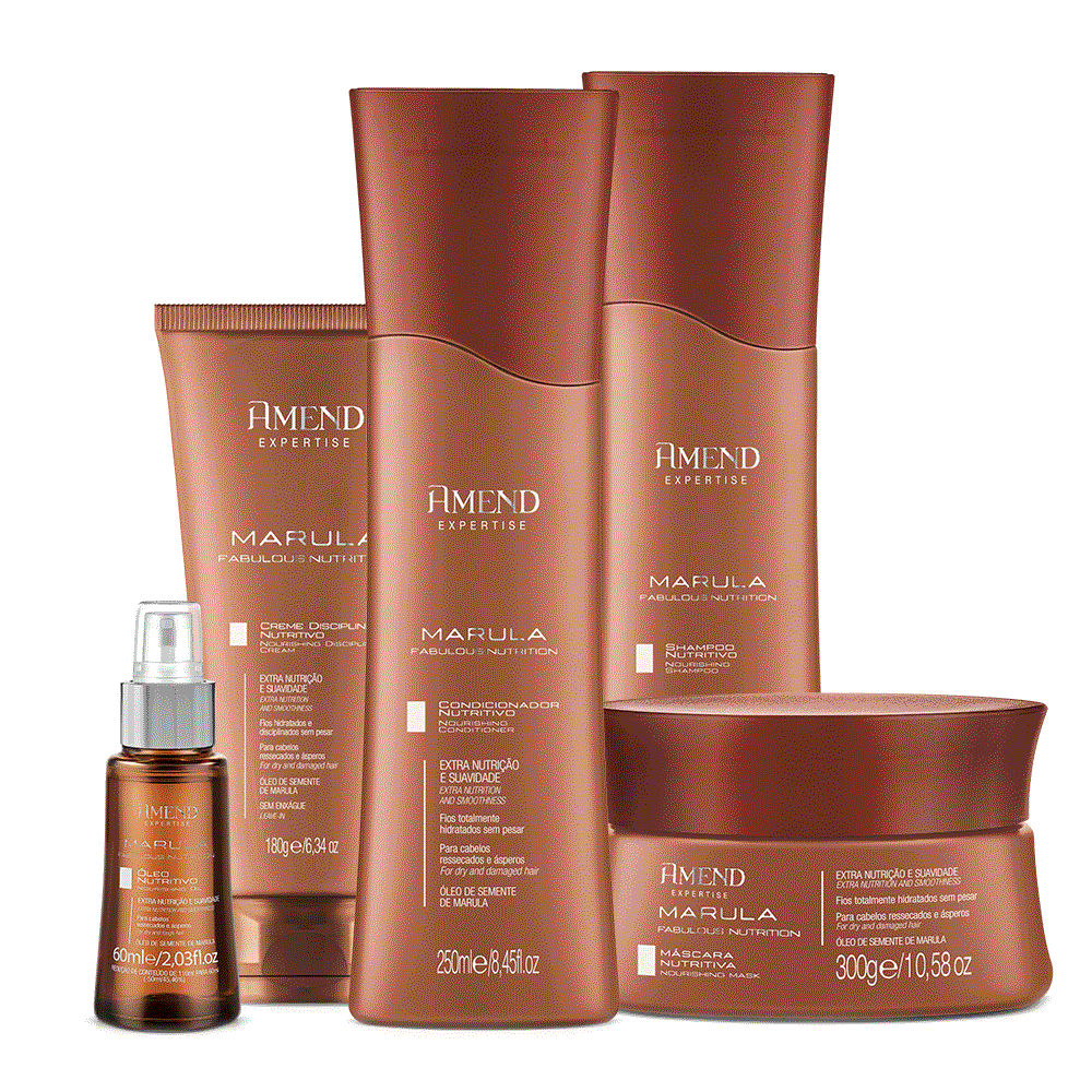 Kit Amend Expertise Marula Fabulous Nutrition | 5 produtos