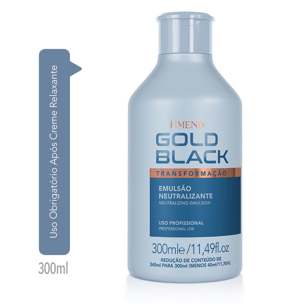 Emulsão Neutralizante Amend Gold Black 300ml