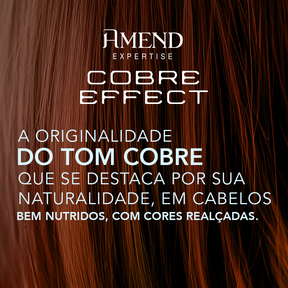 Condicionador Amend Expertise Realce da Cor Cobre Effect 250ml image ...