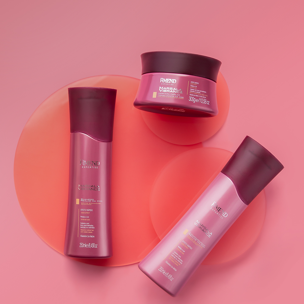 Kit Amend Expertise Marsala Vibrance | 3 produtos